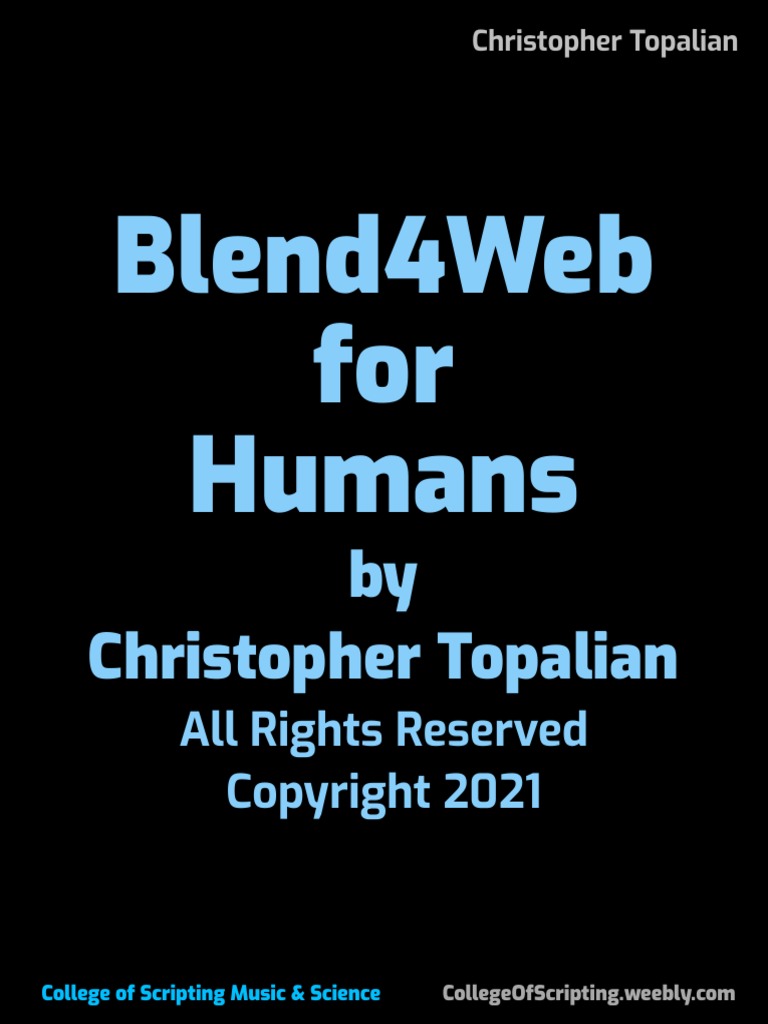 Blend4Web For Humans by Christopher Topalian | PDF | Icon (Computing ...