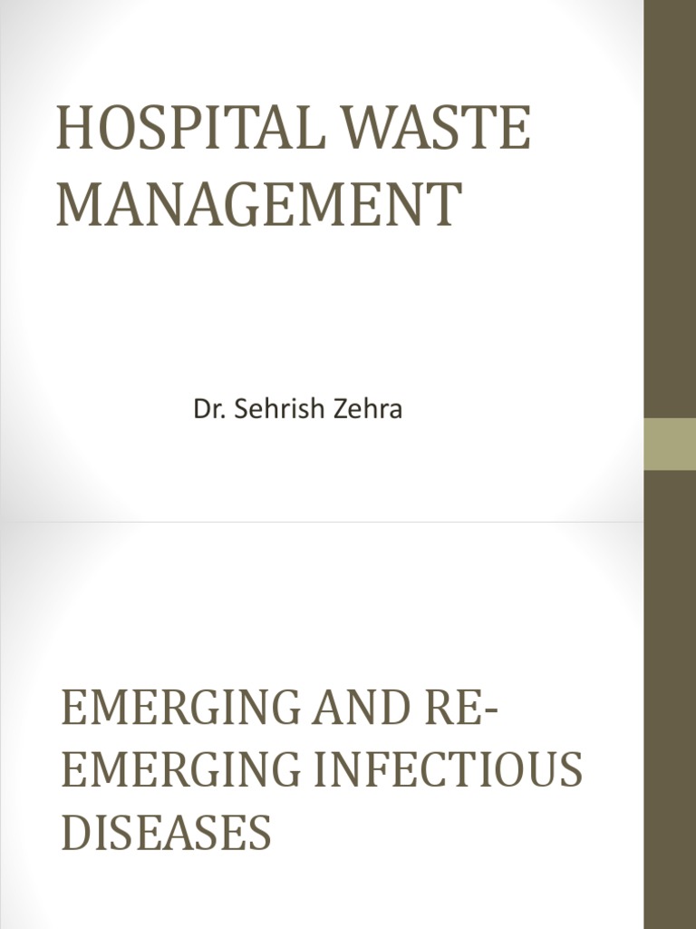Hospital Waste Management | PDF | Hospital Acquired Infection | Infection