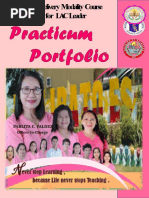 Work Immersion Portfolio HUMSS | PDF | Curriculum | Physical Education