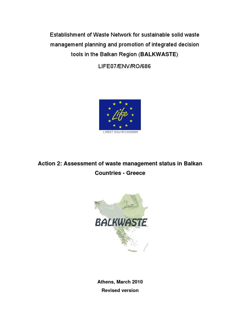 Greece Waste | PDF | Recycling | Waste Management