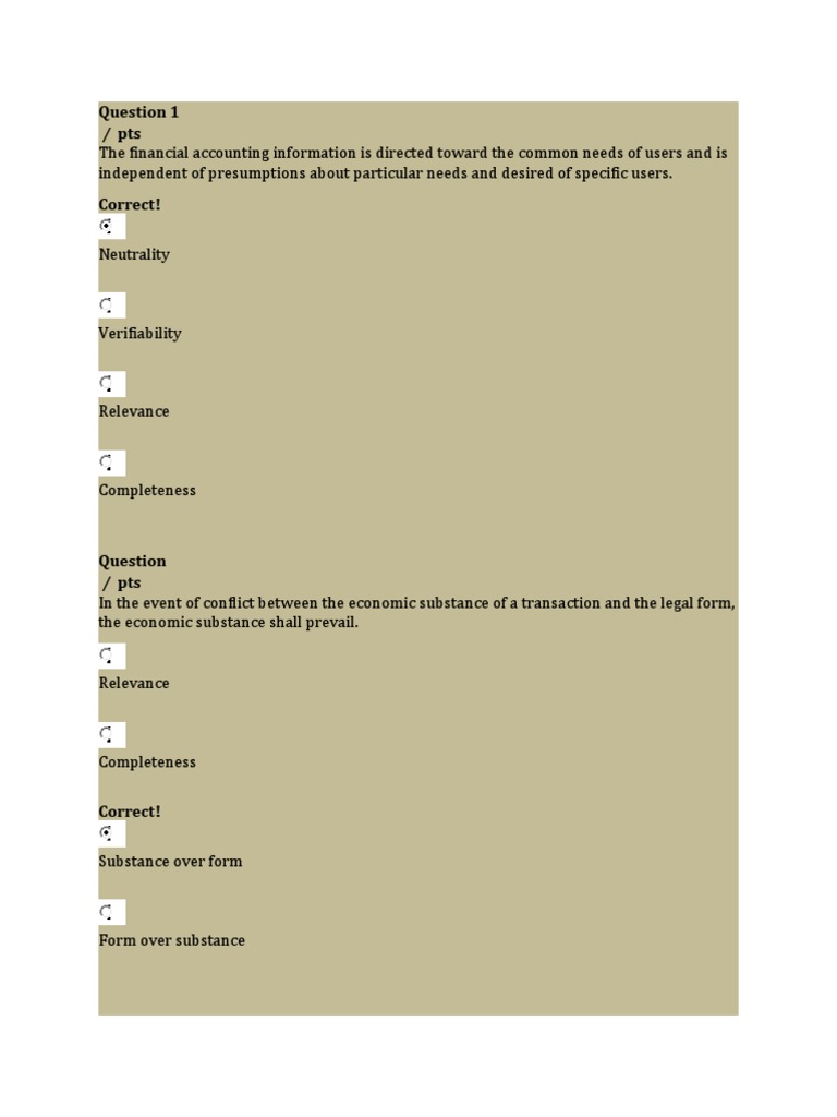CFAS - Quiz 5 | PDF | Accounting | Financial Accounting