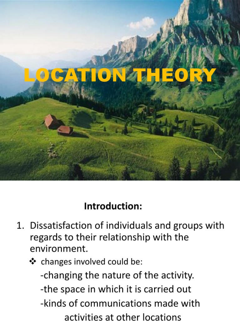 Location Theory | PDF | Profit (Economics) | Demand