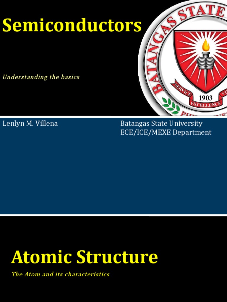 Semiconductor Basics | PDF | Semiconductors | Doping (Semiconductor)