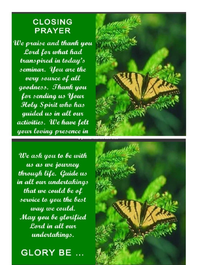 Closing Prayer | PDF
