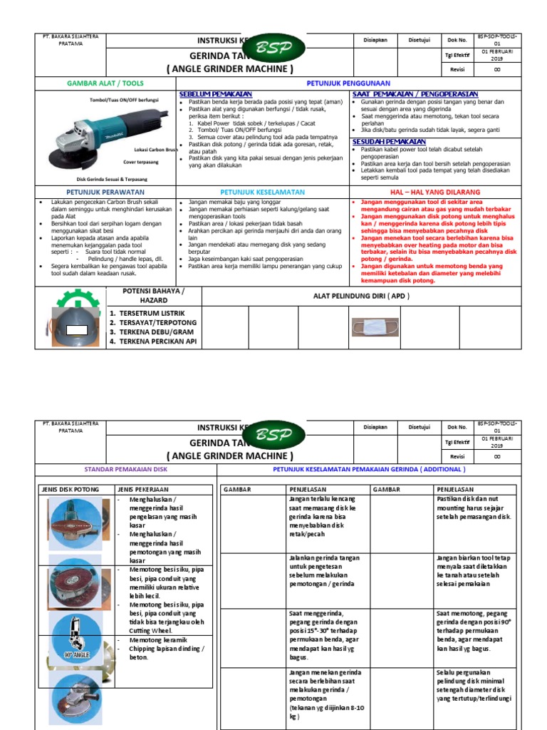 Sop Gerinda Tangan | PDF