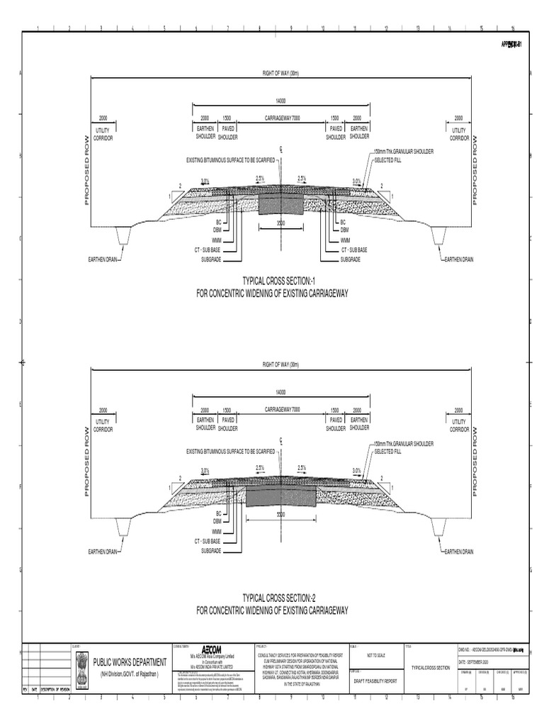 Appendix - B1 - Typical Cross Section | PDF | Economic Sectors ...