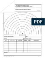 Standard Army Range Card Template | PDF