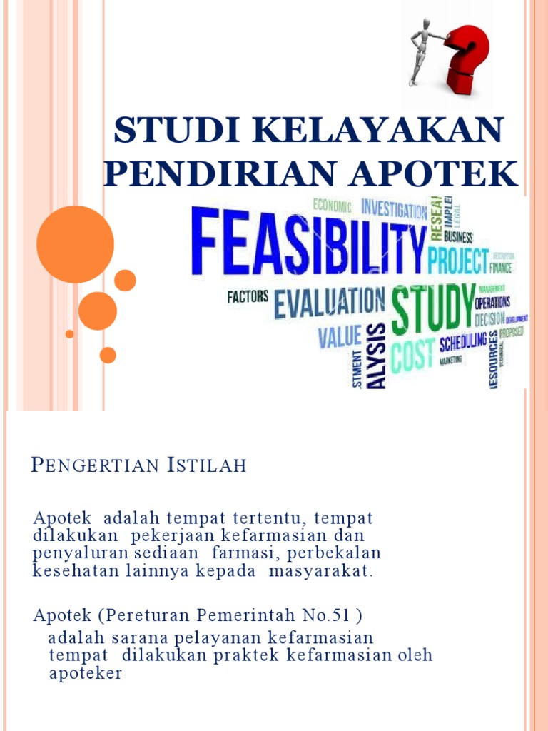 Materi 3. Studi Kelayakan Pendirian Apotek | PDF