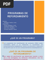 Tipos de Refuerzos y Programas de Refuerzos. | PDF | Reforzamiento | Cognición