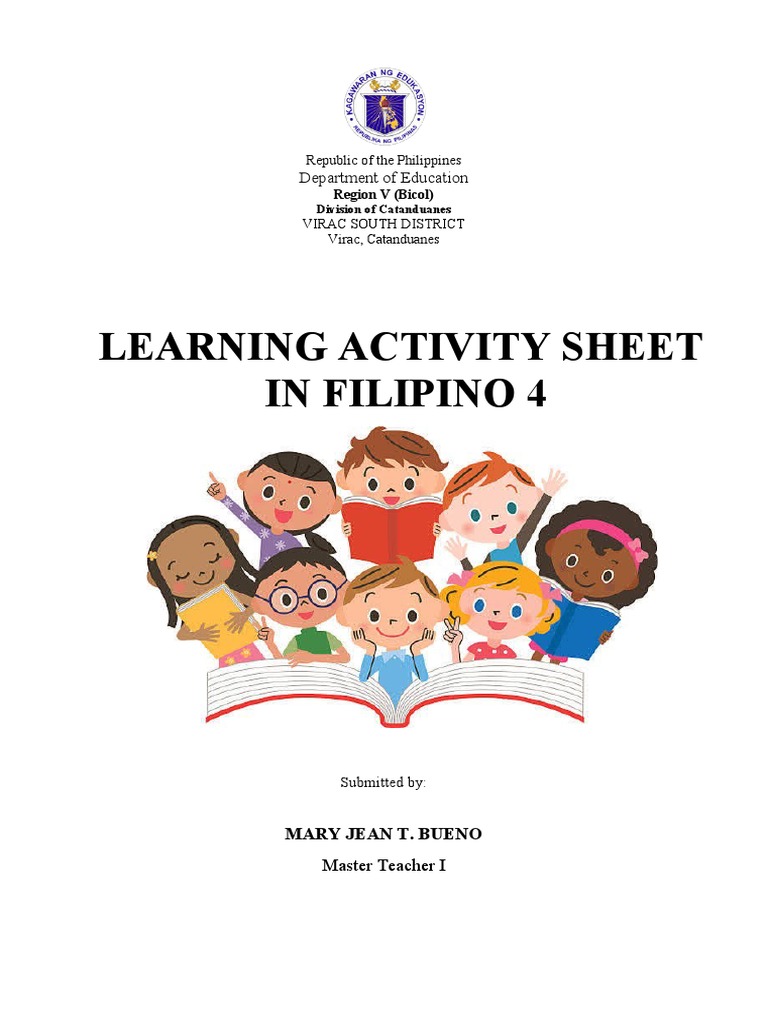 Learning Activity Sheet in Filipino | PDF