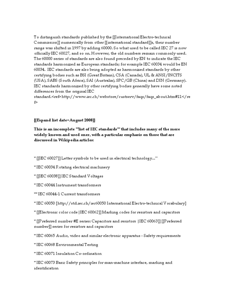 IEC Standards | PDF | Electromagnetic Compatibility | Home Appliance