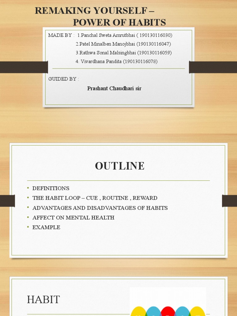 Habit Mastery for Personal Growth | PDF | Habits | Cognition