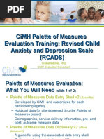RCADS Scoring Program v070006 | PDF | Abnormal Psychology | Behavioural ...