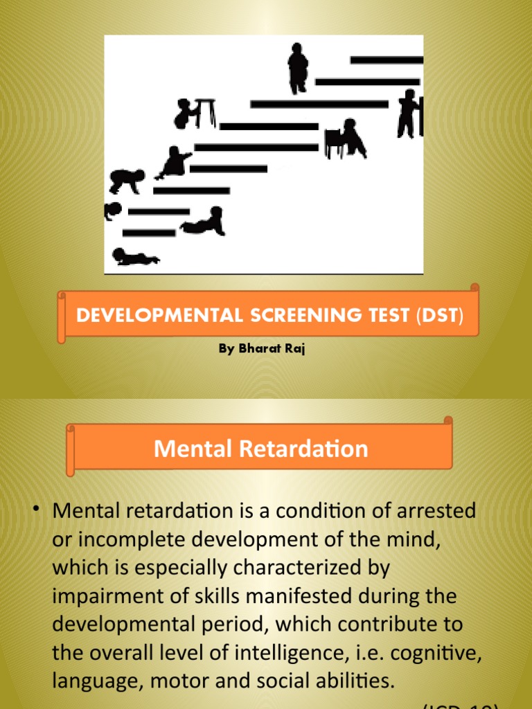 Developmental Screening Test | PDF | Intellectual Disability | Mental ...