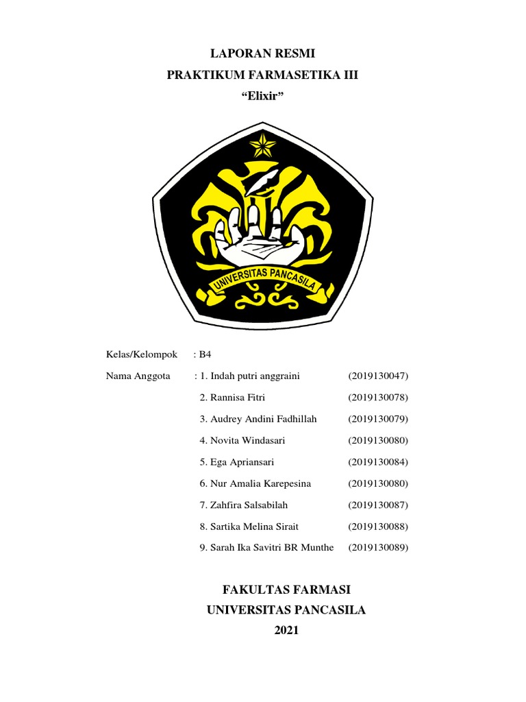 B4 - Sediaan Elixir Teofilin | PDF