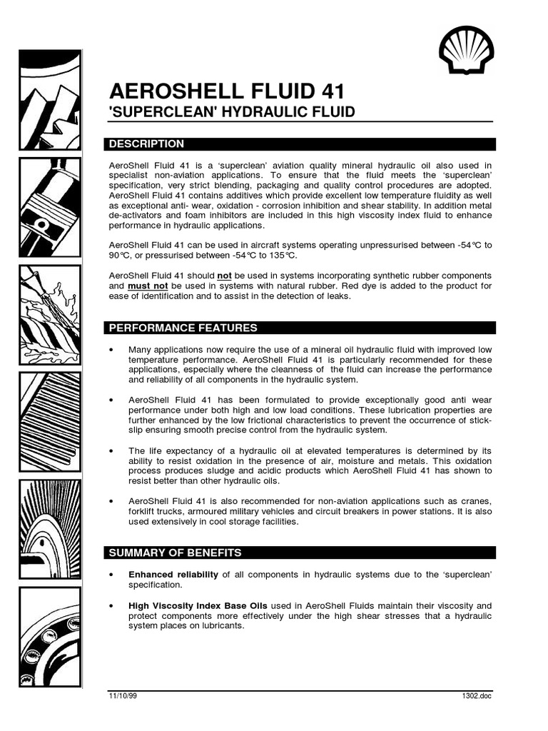 AeroShell 41 | PDF | Viscosity | Lubricant