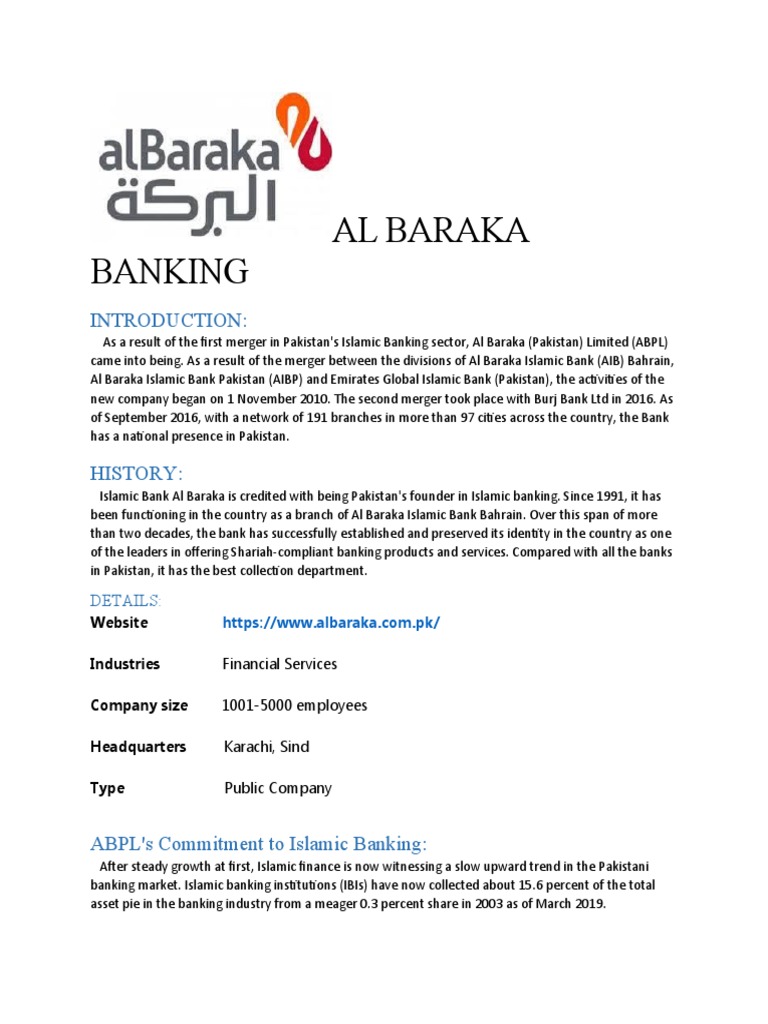 Al Baraka Islamic Bank