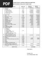 Laporan & Program Kerja Lab Komputer 2021 Cetak | PDF