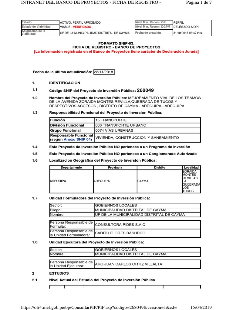 Ficha Snip | Descargar gratis PDF | Economias | Business