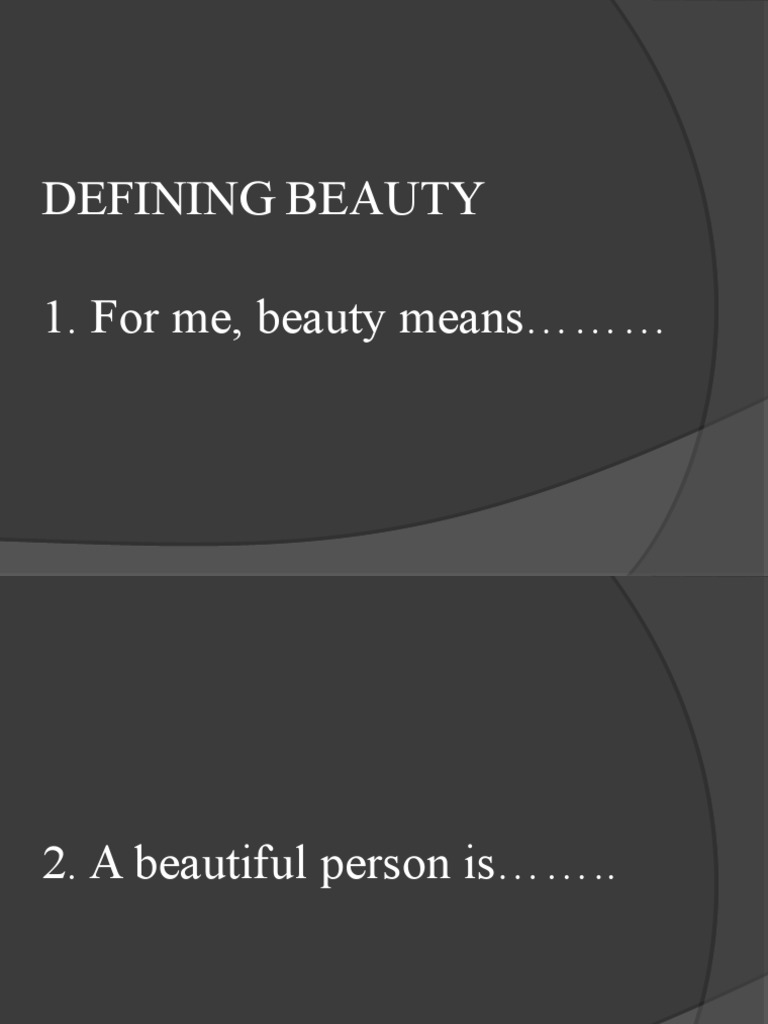 Understanding Beauty and Sexuality | PDF