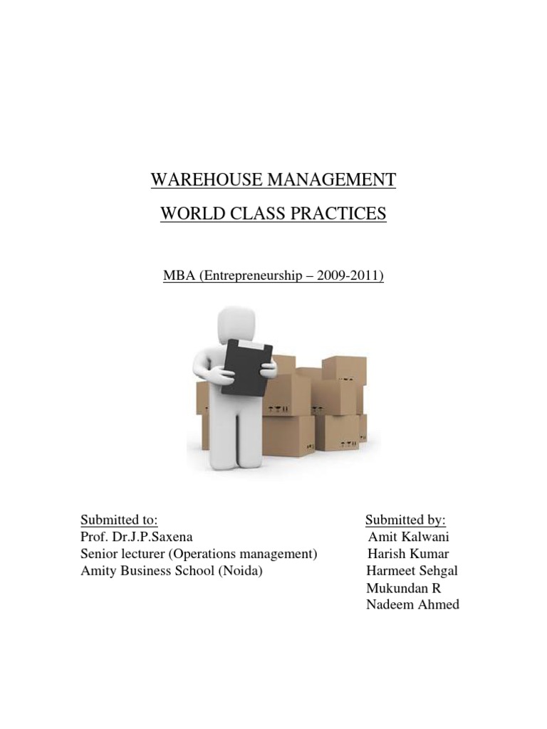 Warehouse Management Final Project Report | PDF | Warehouse | Inventory