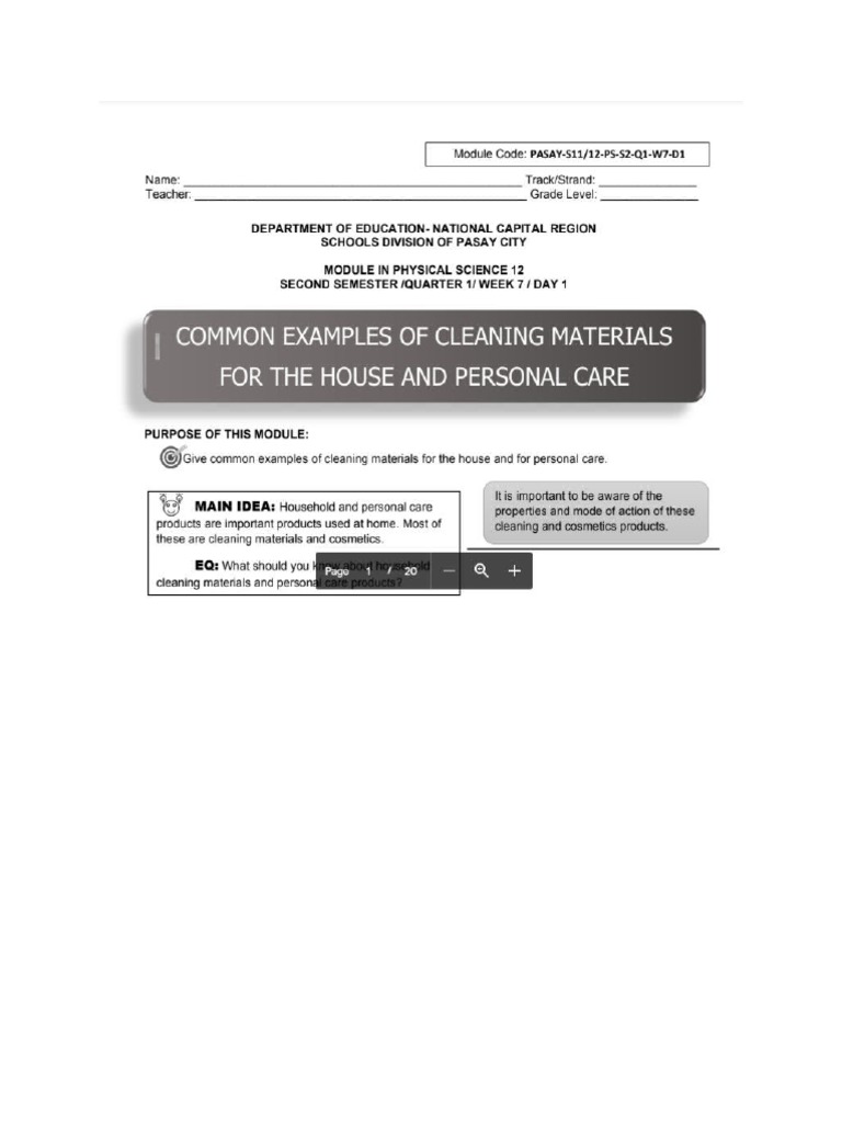 Week 7 Physical Science Module-Of Quarter 3 Only | PDF