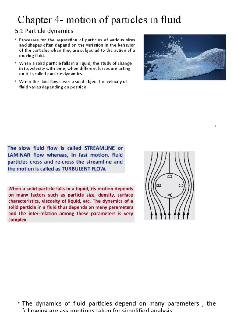 Particle Dynamics and Fluidization in Fluids | PDF | Fluidization | Fluid Dynamics