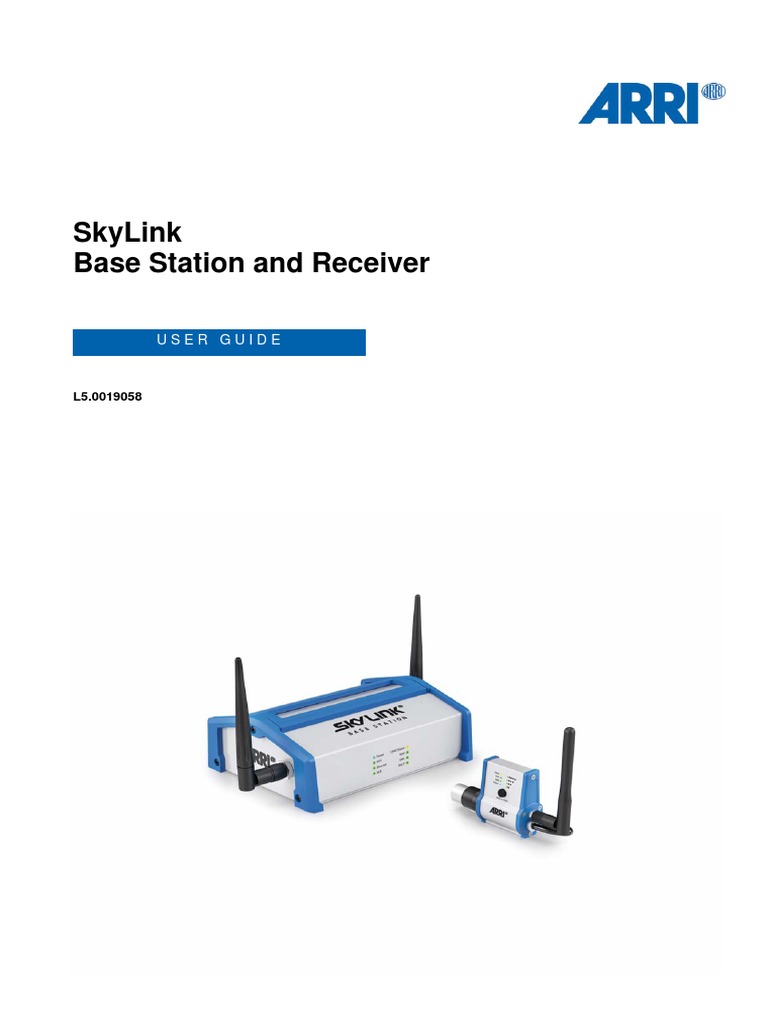 Skylink Base Station and Receiver: User Guide | PDF | Ip Address | Wi Fi