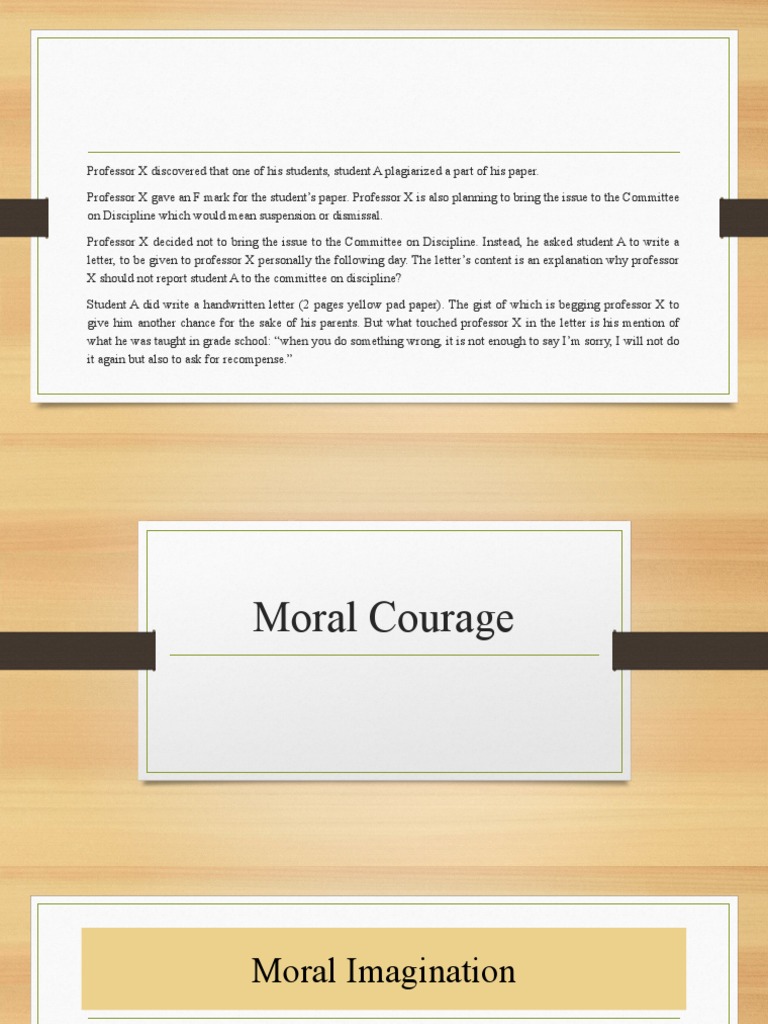 Moral Courage | PDF | Courage | Morality