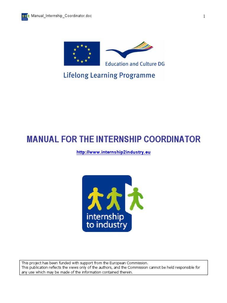 Internship Coordinator Manual Guide | PDF | Competence (Human Resources ...