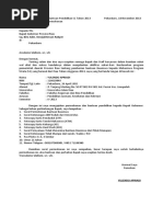 Surat Permohonan Pengecekan CCTV | PDF