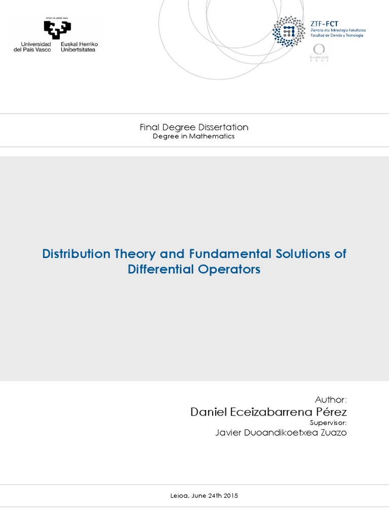 GAL Daniel Eceizabarrena - Distribution Theory and Fundamental ...