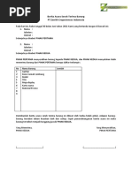 Format Hand Over Pekerjaan | PDF