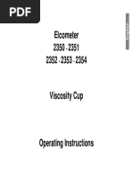 Model 35 Viscometer Instruction Manual | PDF | Calibration | Viscosity