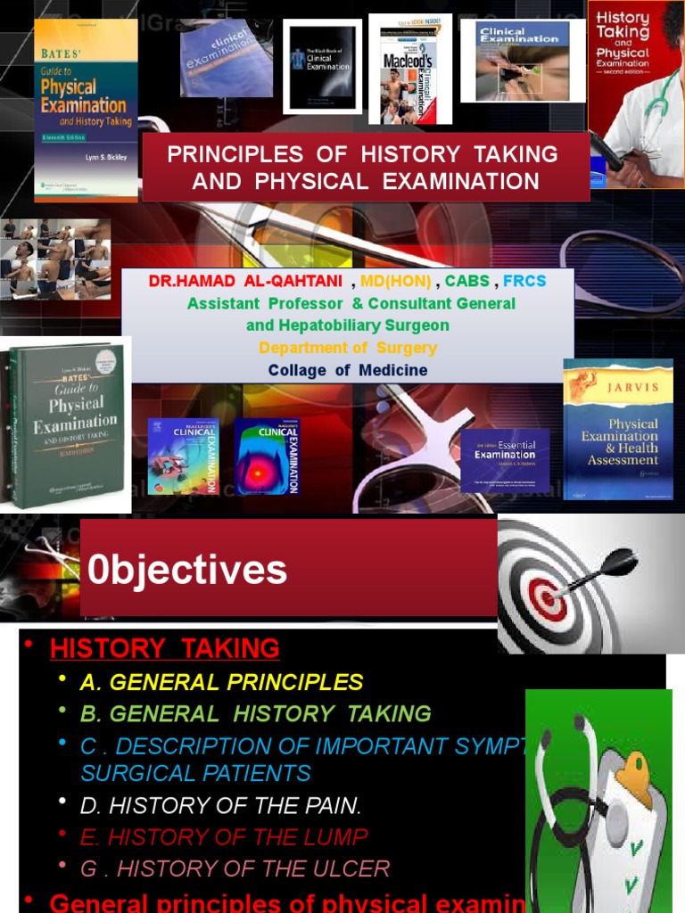 02 1-Principles of History Taking and Physical Examination | Download ...