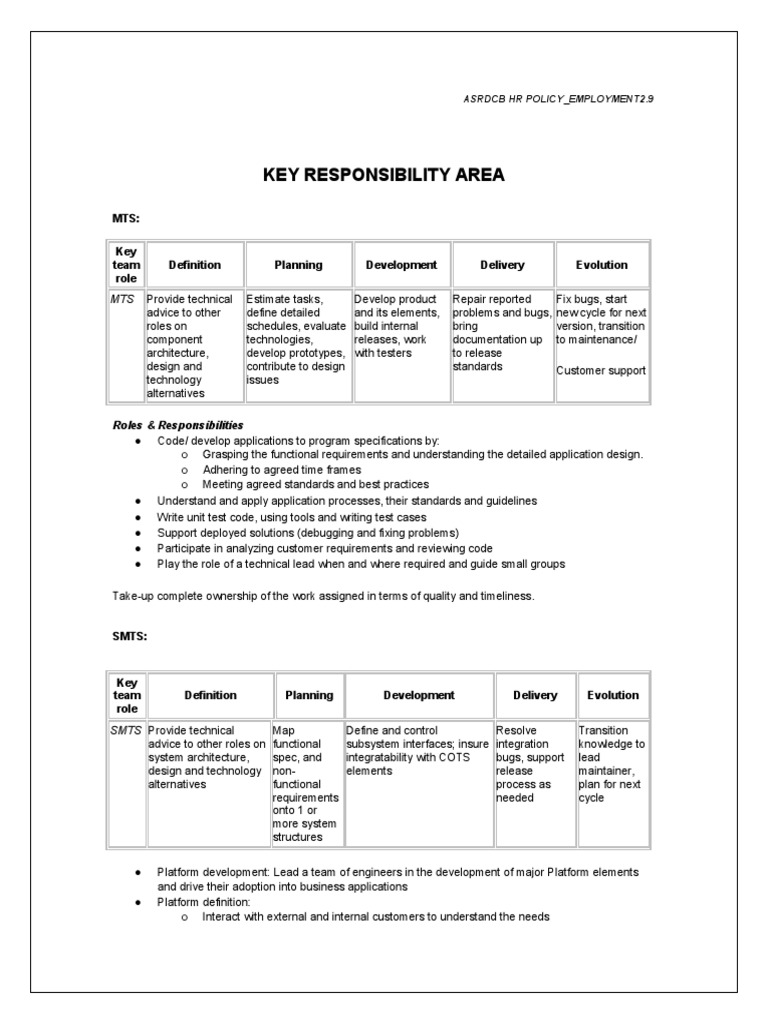 Kra Definition PM SM MT 299 | PDF | Software Bug | Specification ...