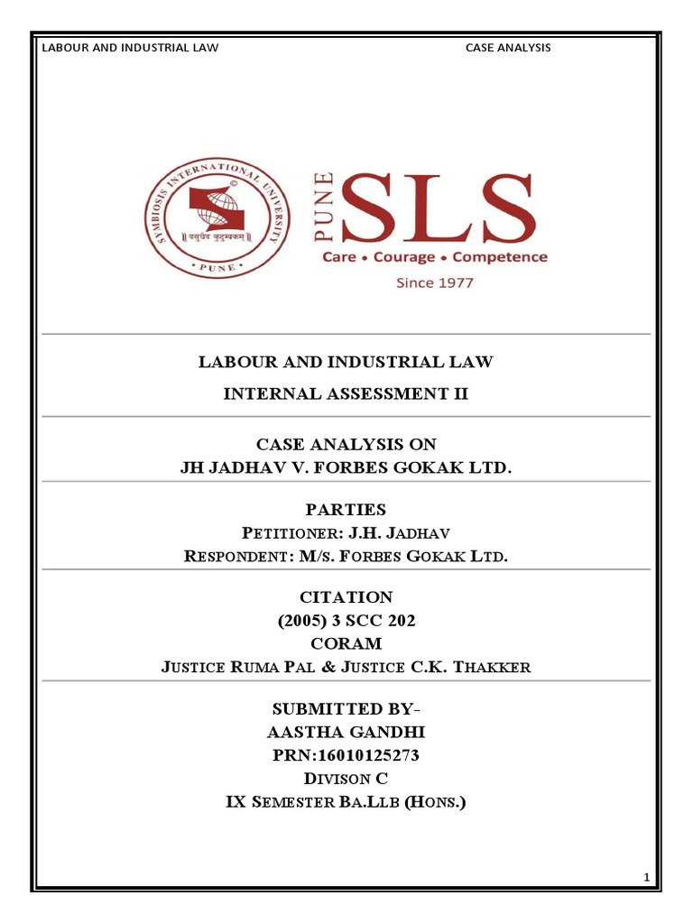 2nd Internal Labour and Industrial Law | PDF | Strike Action | High ...