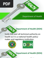 DOH Organizational Chart & Roles | PDF