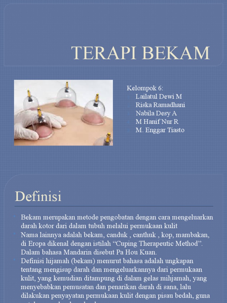 Manfaat dan Risiko Terapi Bekam | PDF | Kesehatan Holistik