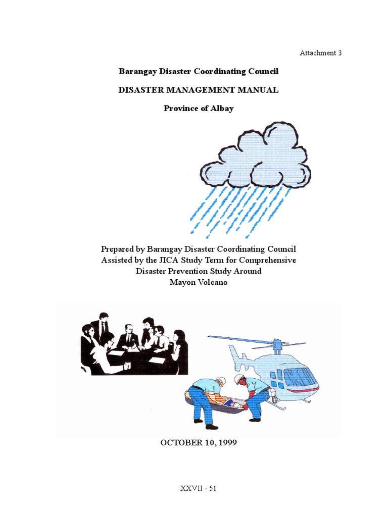 Barangay Disaster Coordinating Council Disaster Management Manual ...