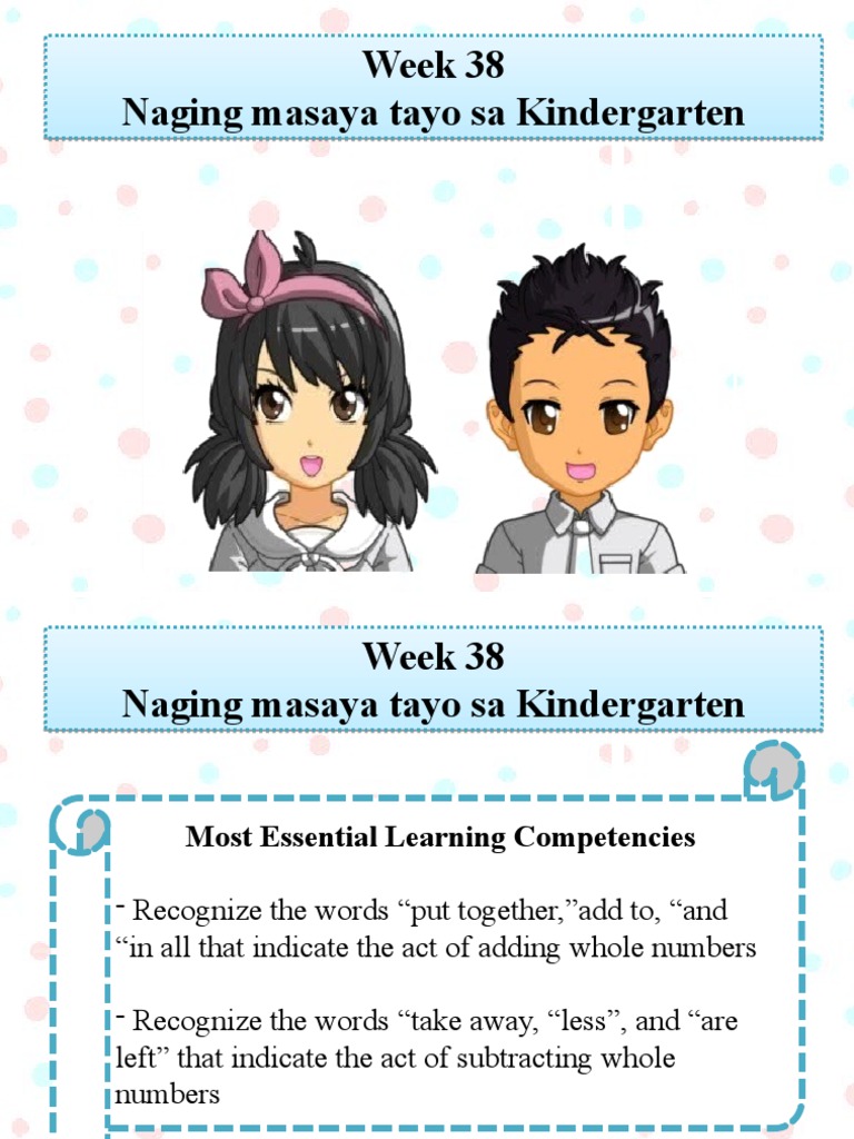 Week 38 - Worksheet | PDF
