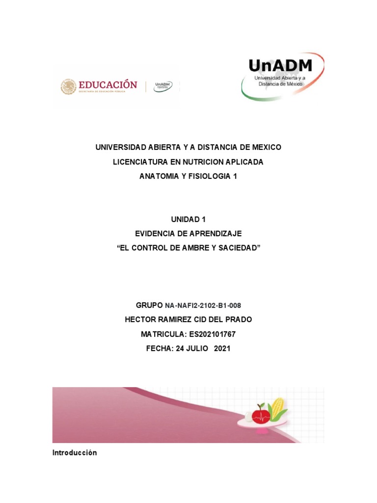 Afi2 U1 A2 Herc | PDF | Leptina | Hipotálamo