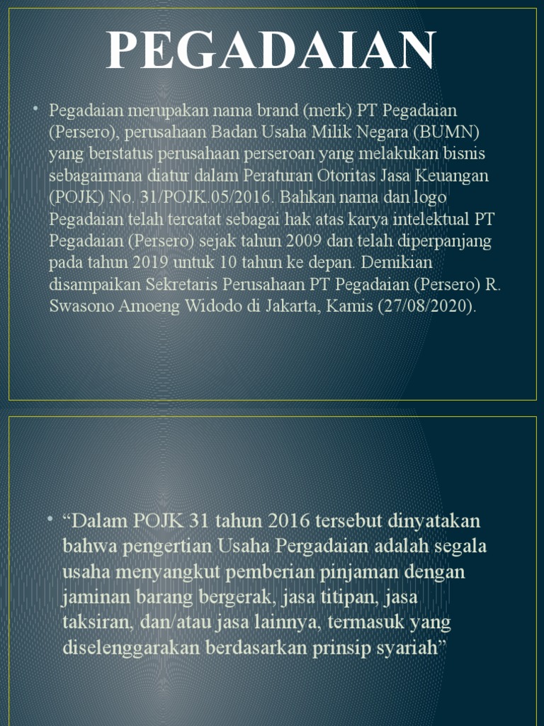 Pegadaian K3 | PDF