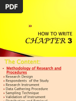 Sample Chapter 3 METHODOLOGY | PDF | Qualitative Research | Informed ...