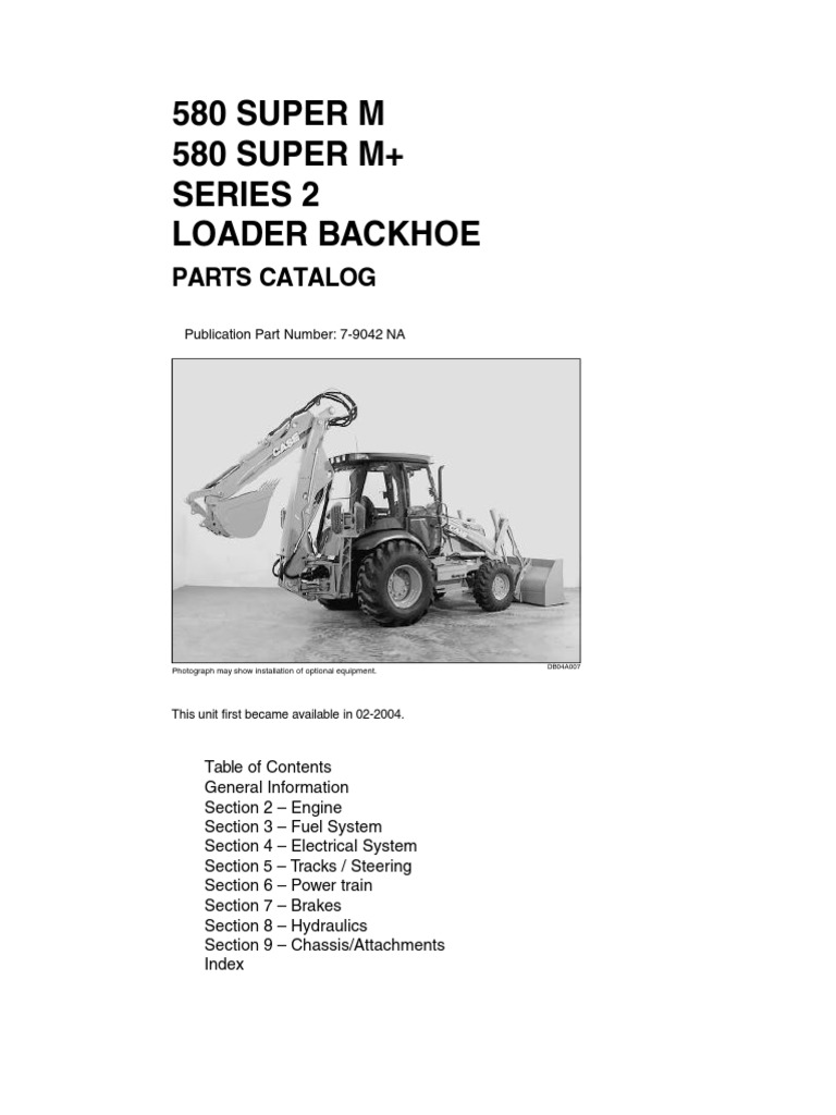 580 Super M Parts Catalog | PDF | Transmission (Mechanics) | Axle