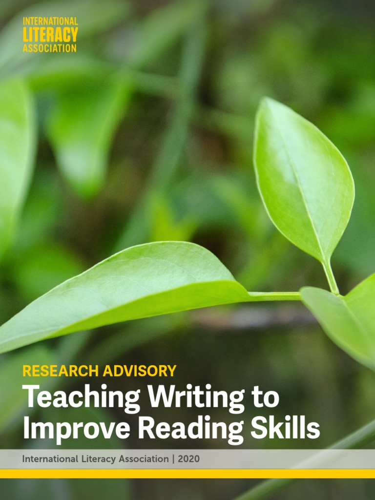 Teaching Writing To Improve Reading Skills: Research Advisory | PDF ...