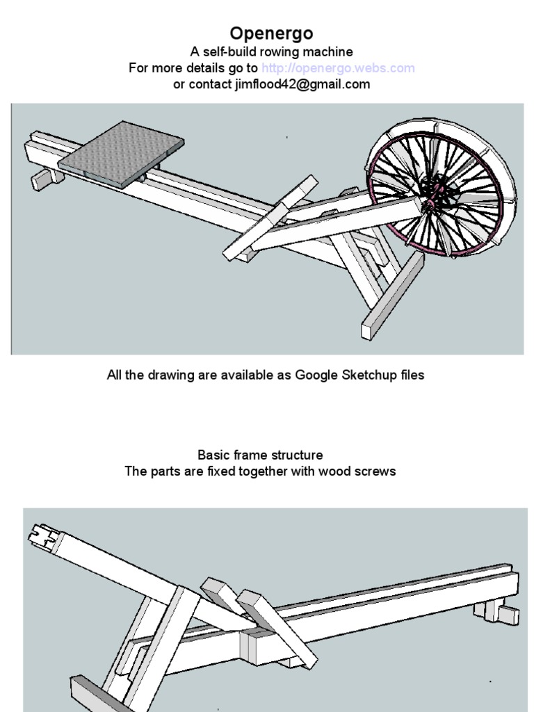 Openergo: A Self-Build Rowing Machine For More Details Go To | Download ...