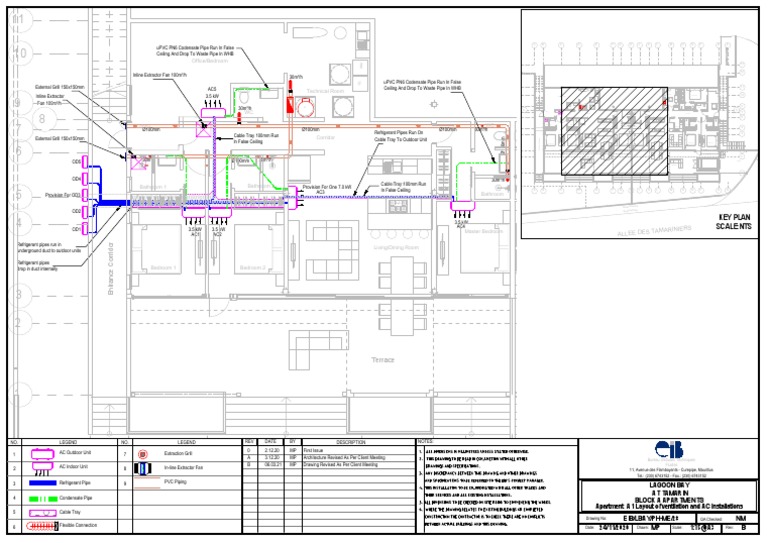 Apartment A1 Layout of Ventilation and Air Conditioning Installations ...