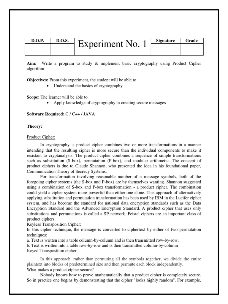 CSS Lab Manual - Print | PDF | Public Key Cryptography | Cryptography