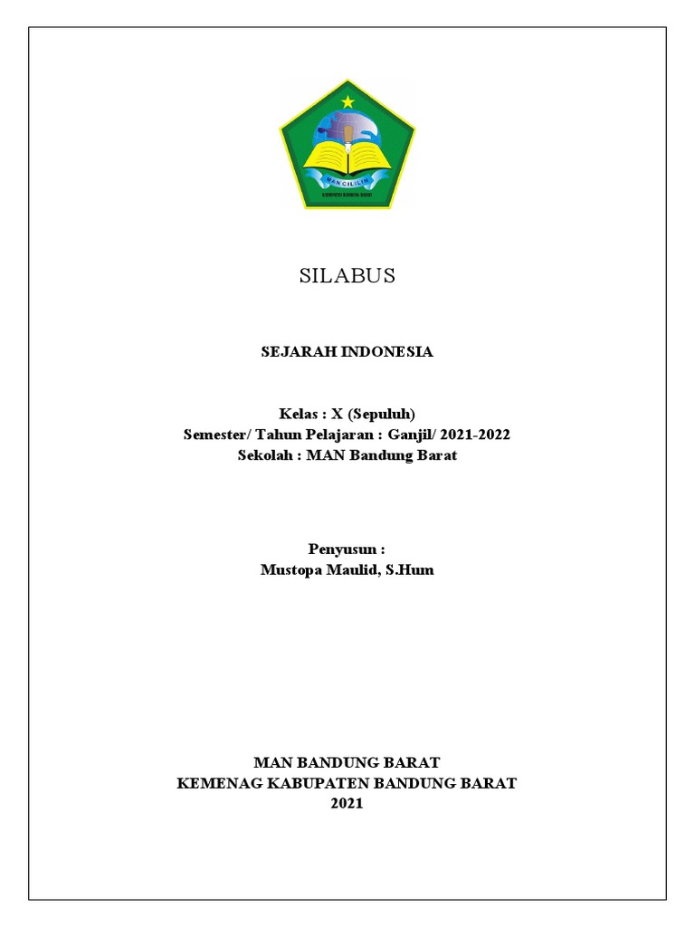 Cover Silabus Sejarah Peminatan | PDF